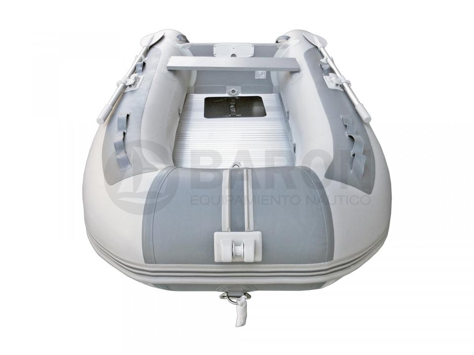 Botes Five Oceans - PVC piso de Aluminio - Blanco de PVC. Eslora