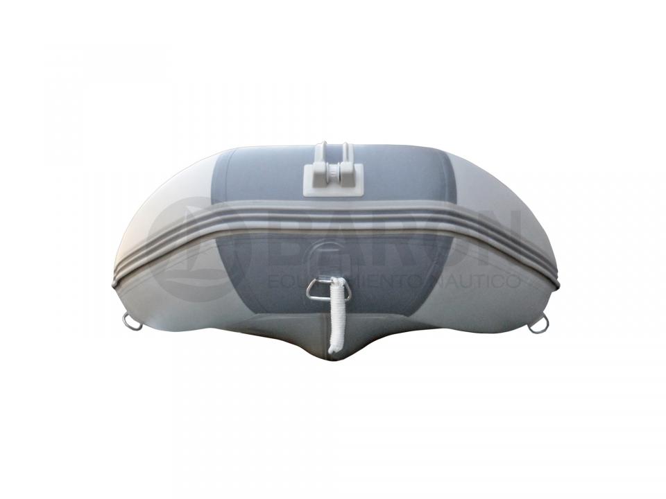 Botes Five Oceans - PVC piso de Aluminio - Blanco de PVC. Eslora
