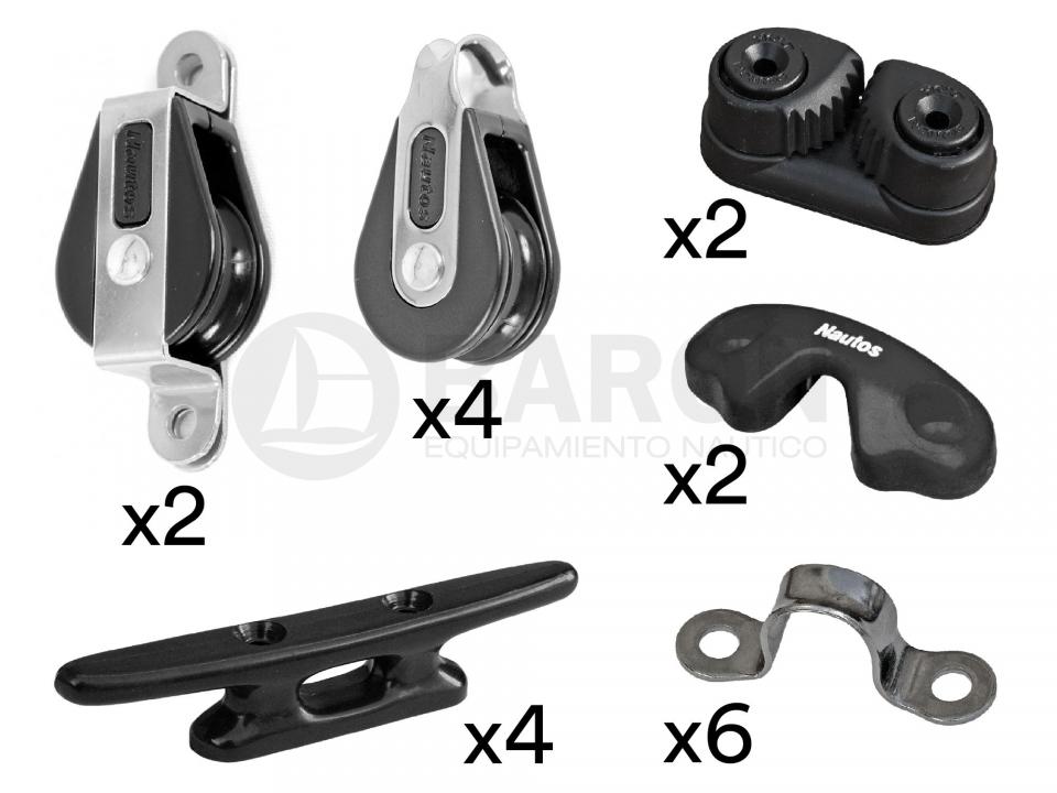 Lazy Jack - Nautos - Kit Lazy Jack para barcos hasta 32 Pies