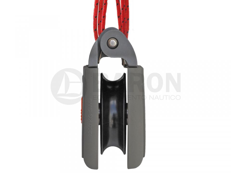 Pasteca de abrir - Inoxidable - Inox Nautos 16mm, Trabajo=1200kg